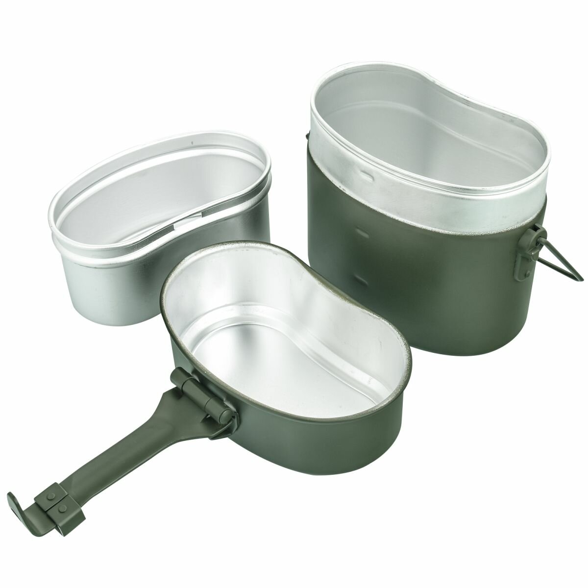 Котелок Бундесвера Bundeswehr Essgeschirrset, Котелок армейский туристический походный 1,5 литра -G