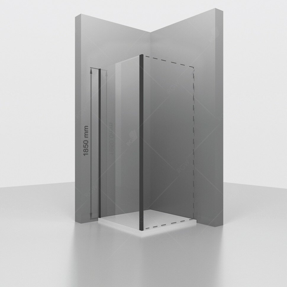 Боковая панель RGW Z-050-1B (Прозрачное, 1200)