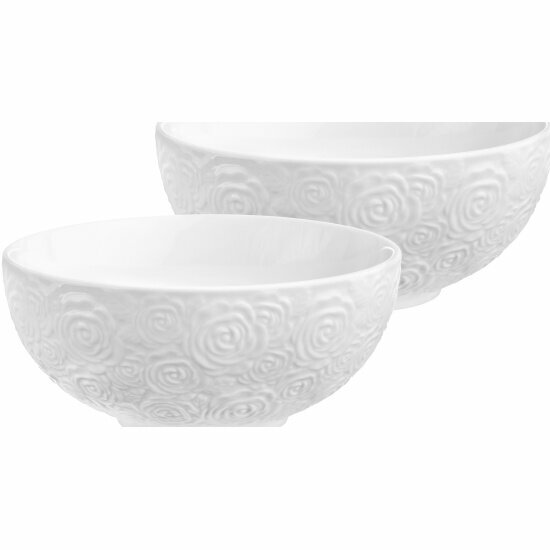 Набор из 2-х салатников Elan Gallery "Розы", 790мл