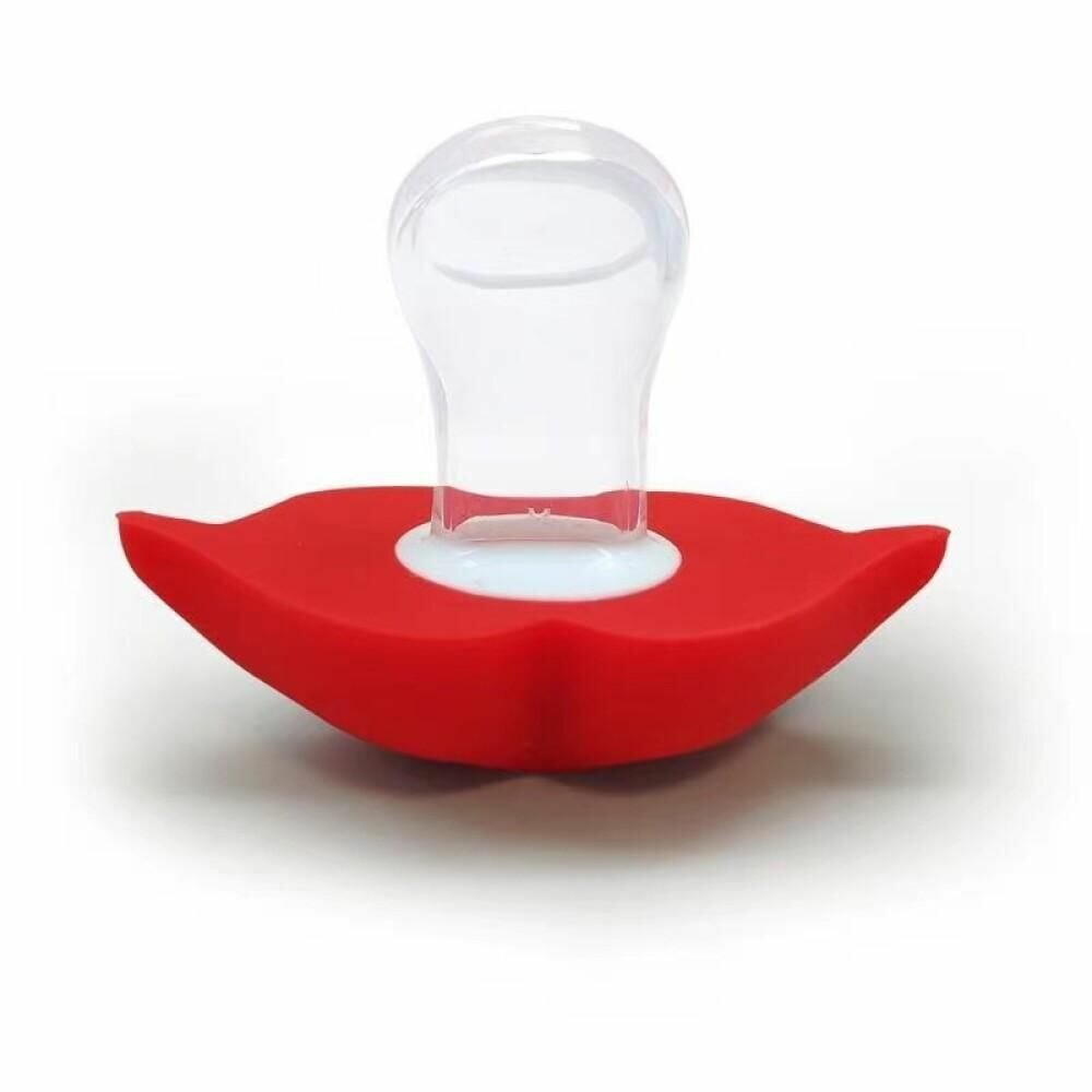 Интересная силиконовая пустышка для новорожденных, пустышка в форме красных губ для детей 0-3 лет, идеальный подарок, не содержит бисфенола А