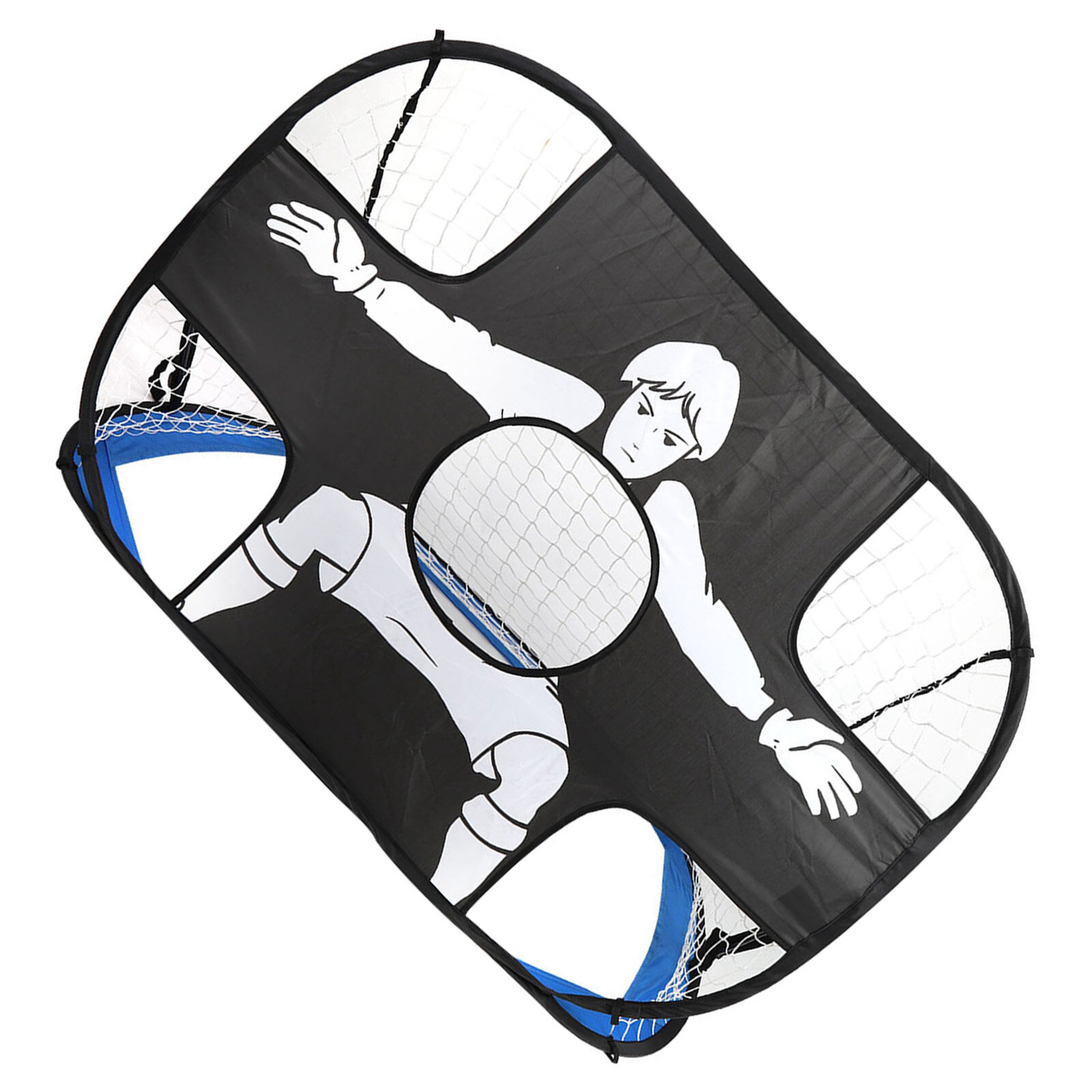 Футбольная Сетка: 120x80x80 См Из Прочной Ткани Oxford С Крупной Ячейкой Для Бесперебойной Игры - Складная Конструкция С Удобным Ремнем Для Безопасности Детей Для Развития Координации На Свежем Воздухе