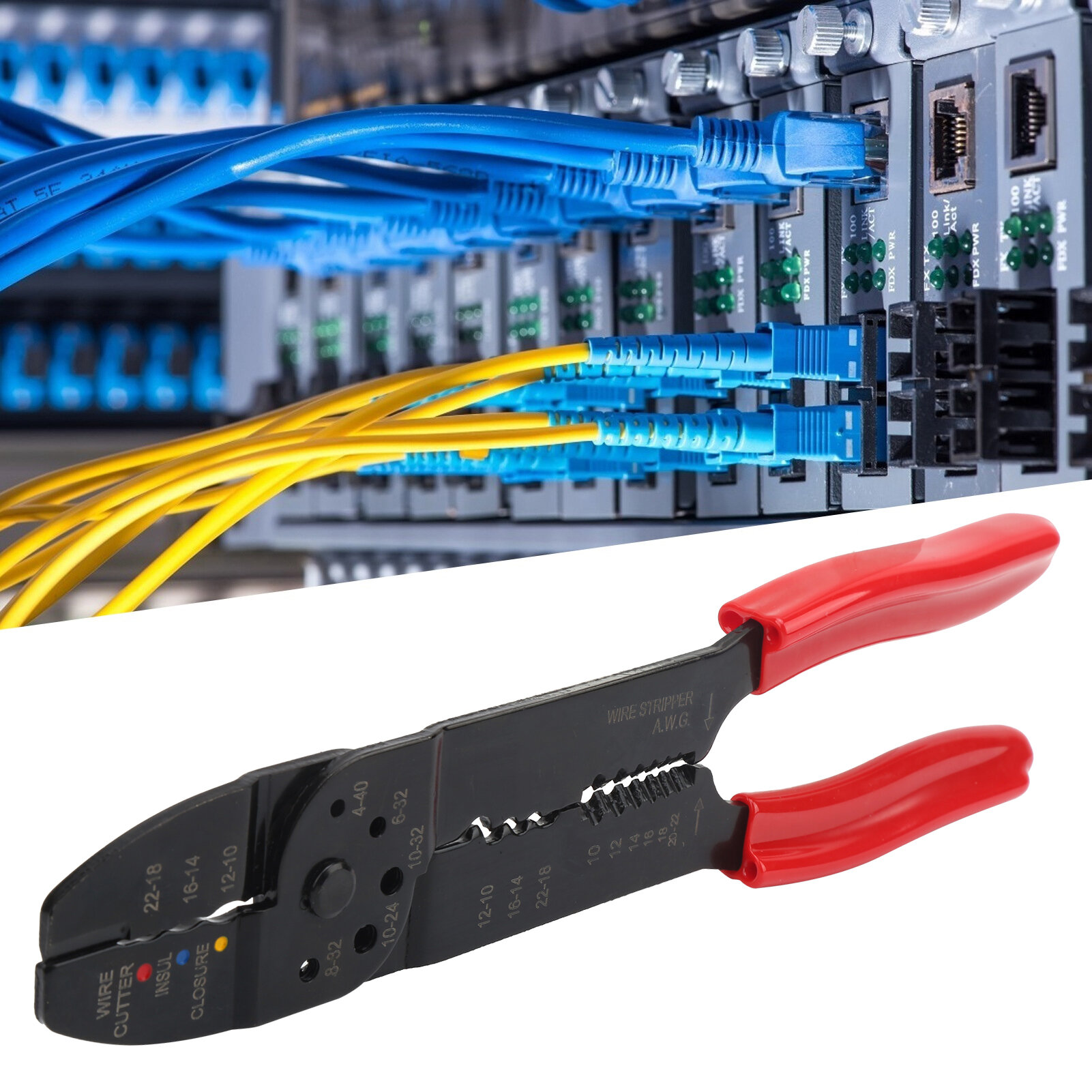 Клещи для обжима Многофункциональные ручные клеммы для проводов Ручные инструменты для обжима Кабельный зажим HS 313