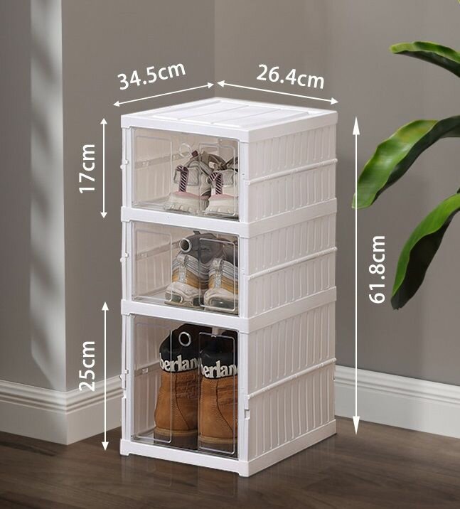 Коробки для вещей, игрушек, обуви, картонные, короб с крышкой, Складной ящик для хранения -kpa