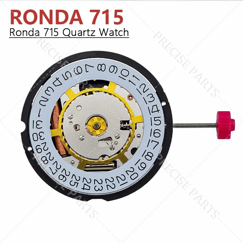Механизм для часов RONDA 715 с датой Date At 3