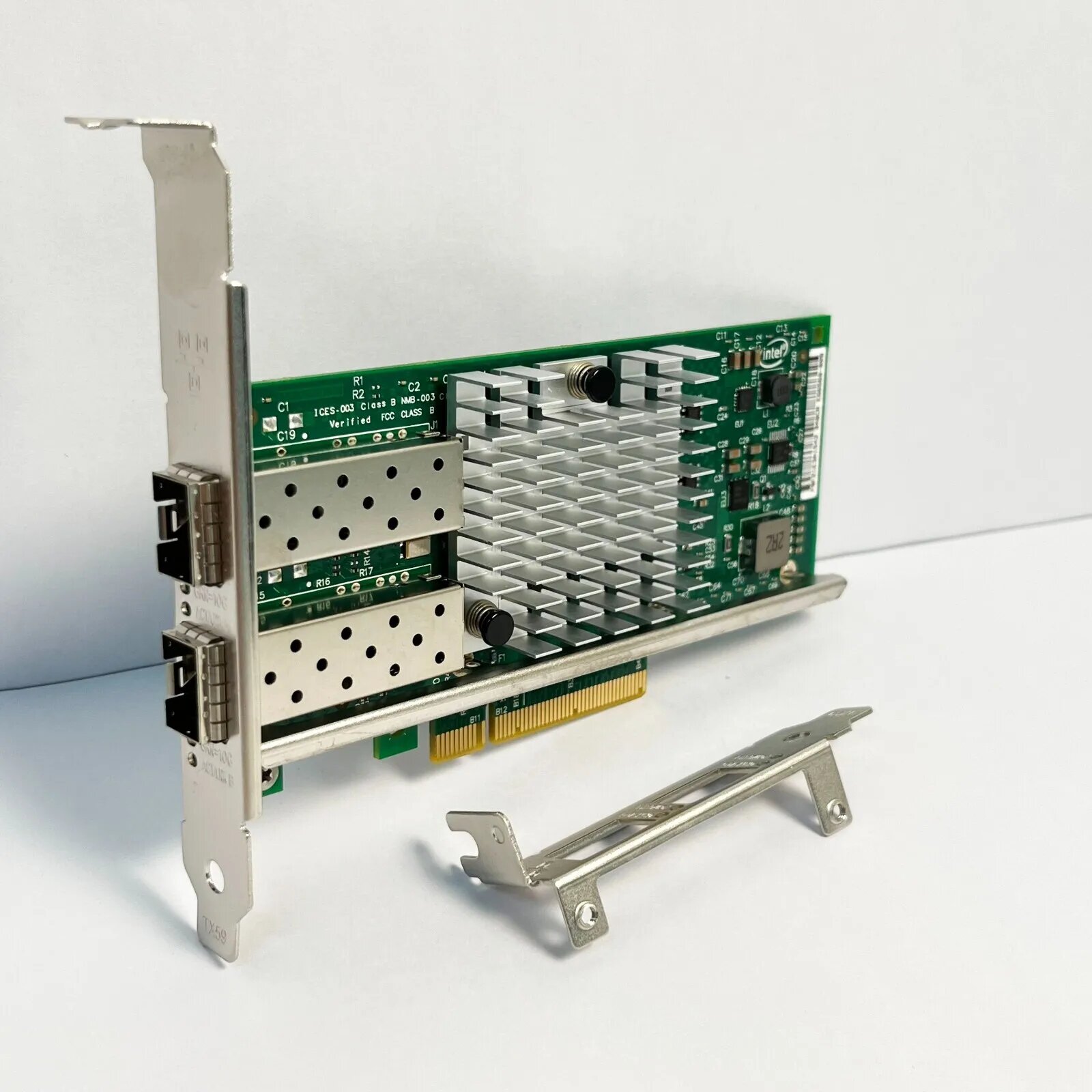 Intel X520-DA2 сетевой адаптер 10 Гбит 2 порта hp-Low and high