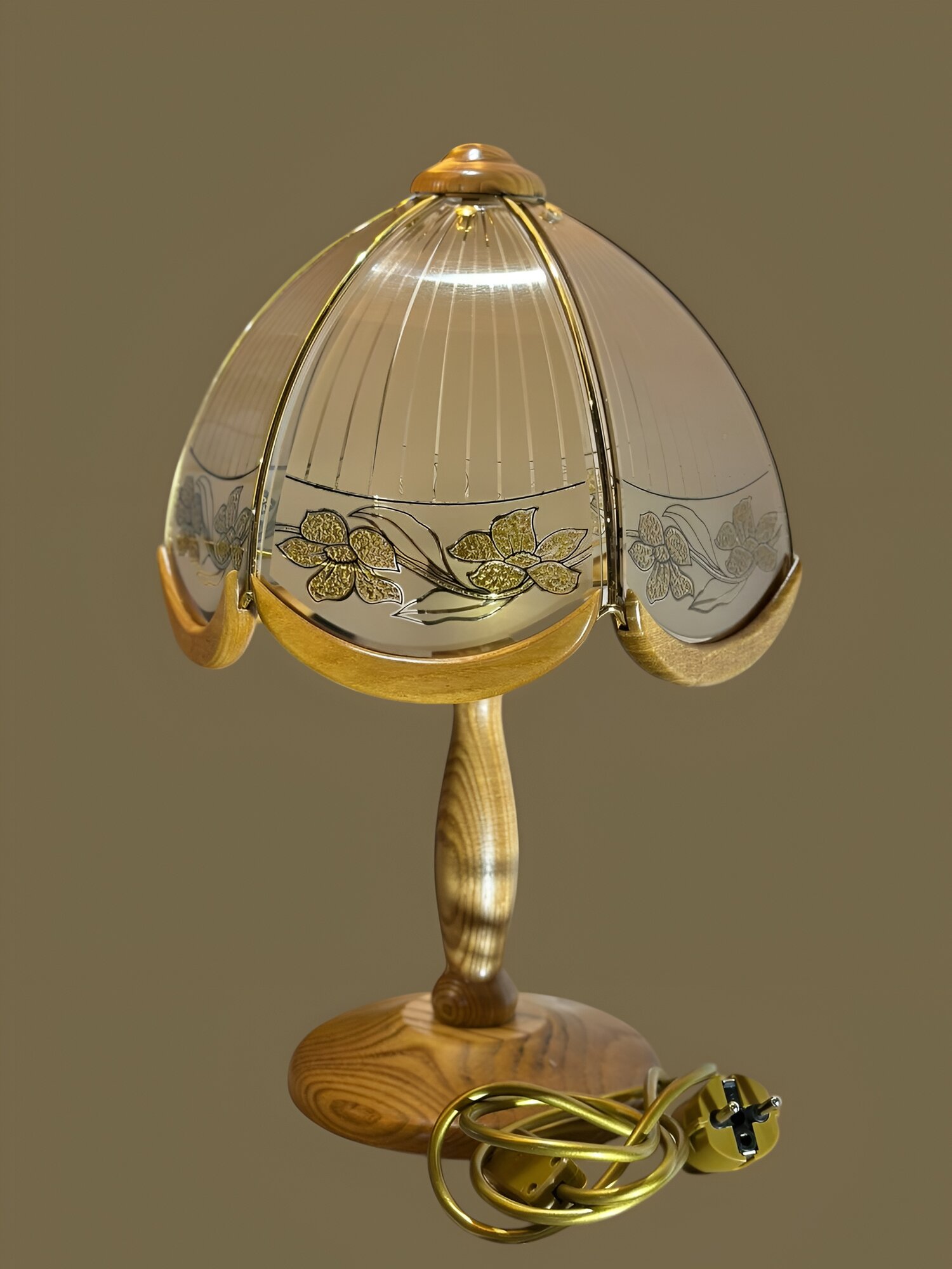 Лампа настольная светильник винтаж СССР