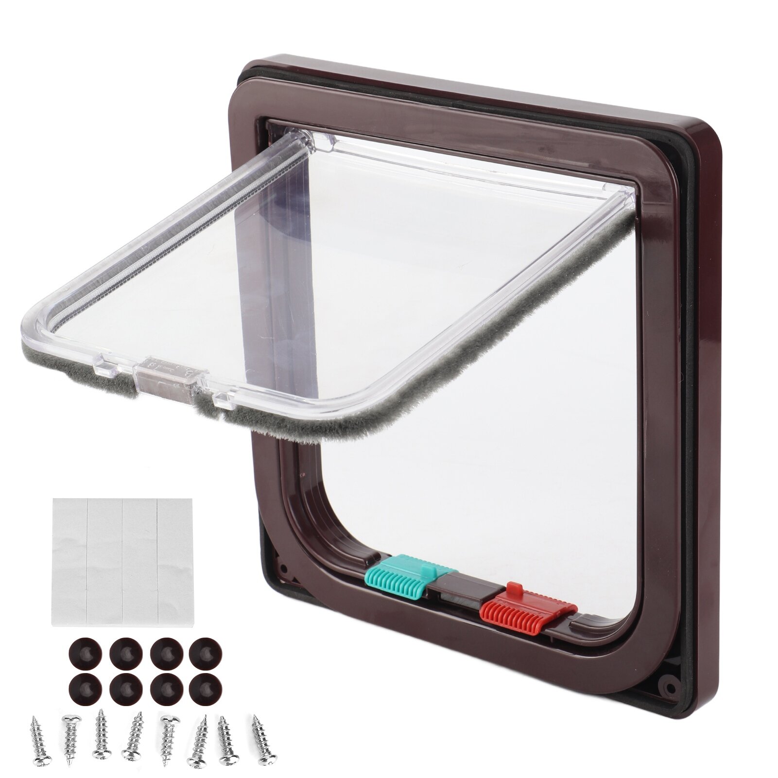 Кошачья блокировка. Дверь кошачья дверь пластиковая пластинка маленькие домашние ворота домашнее животное расходные материалы