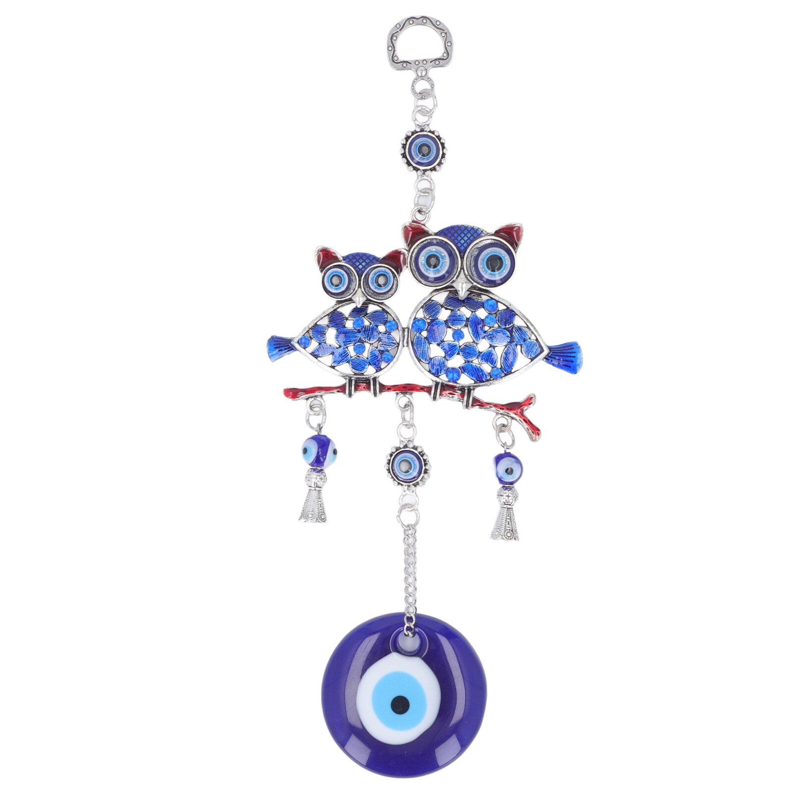 Декоративная подвеска в виде голубоглазой совы для дома, автомобиля и офиса. Реалистичный, изысканный кулон в виде голубоглазой совы.