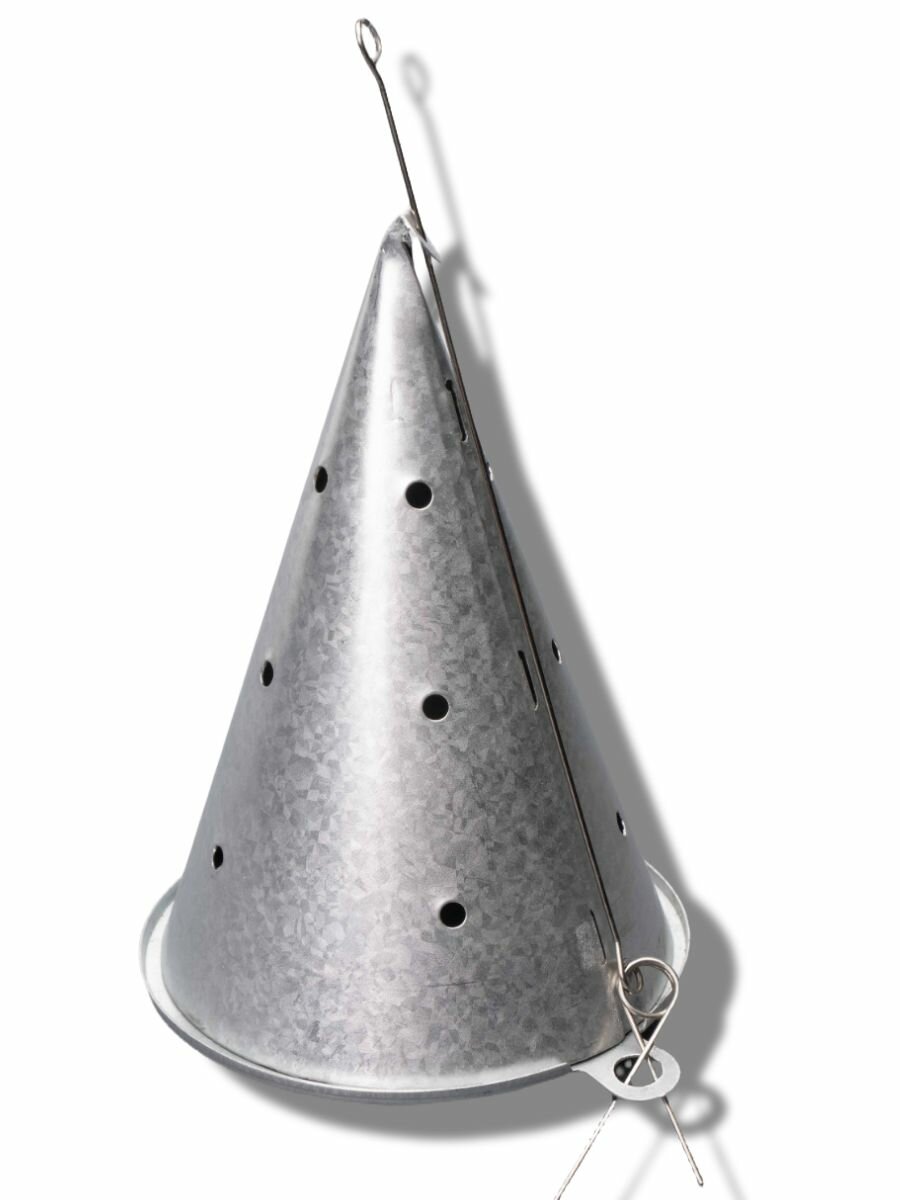 Кормушка для рыбалки, железная Н-13 см, D-9.5 см