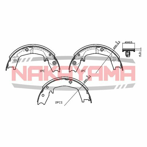 Колодки тормозные Nakayama HS7254NY
