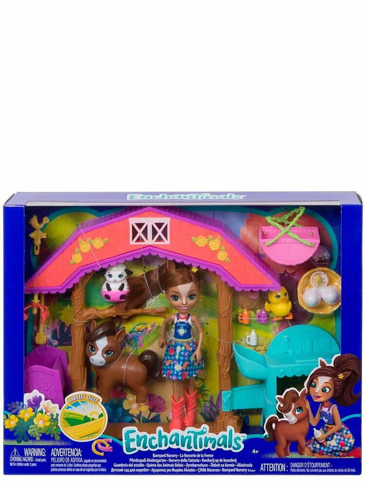 Набор игровой Enchantimals "Детский сад для жеребят" Хейди Хорс и Тротер Энчантималс Mattel