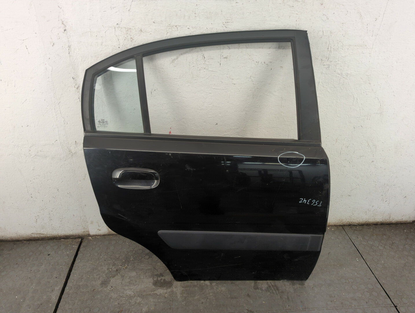 Дверь боковая (легковая) правая задняя КИА Rio Б/У