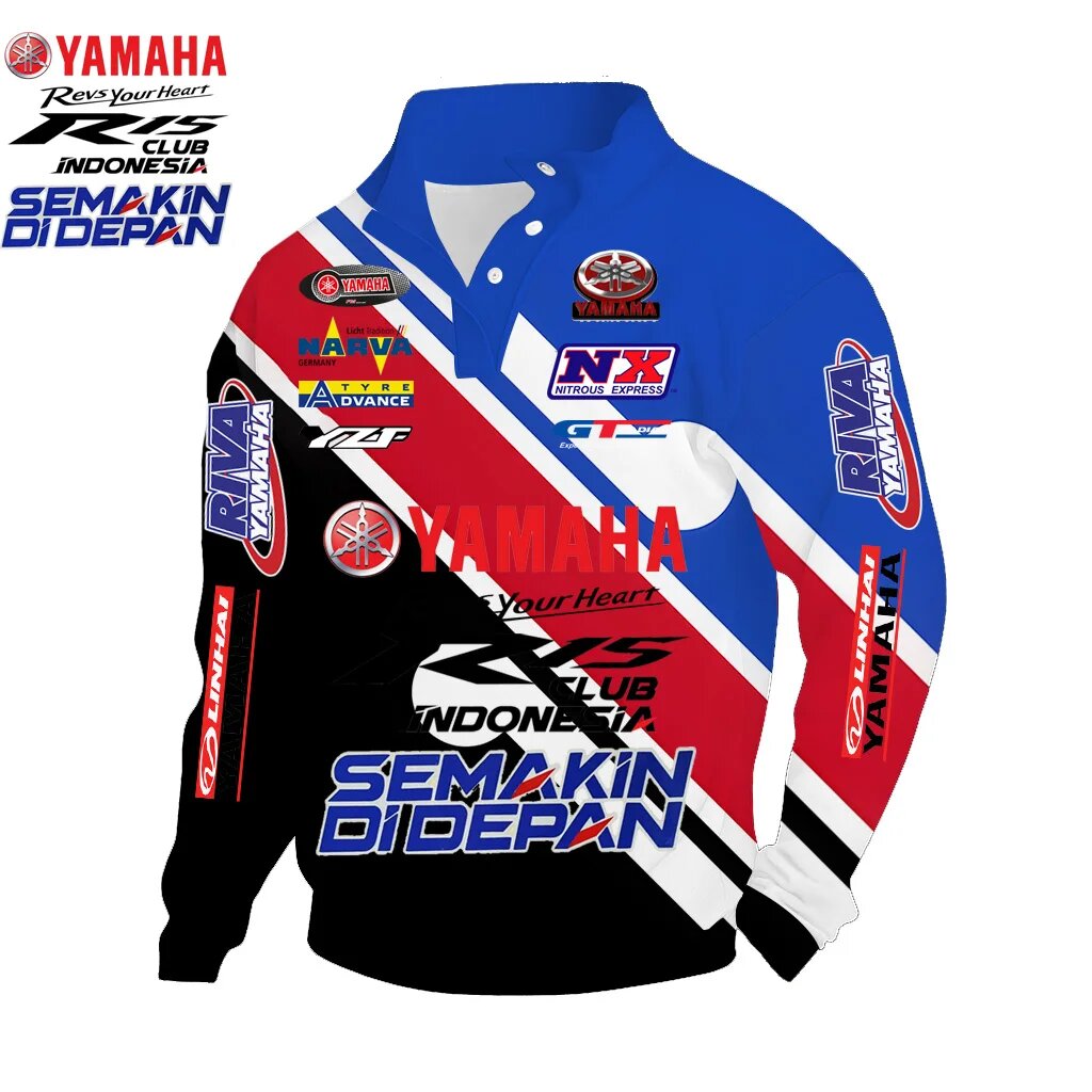 YAMAHA 2025: мужская спортивная повседневная одежда, многоцелевой комплект S, WY260-WD220gJKB-A11