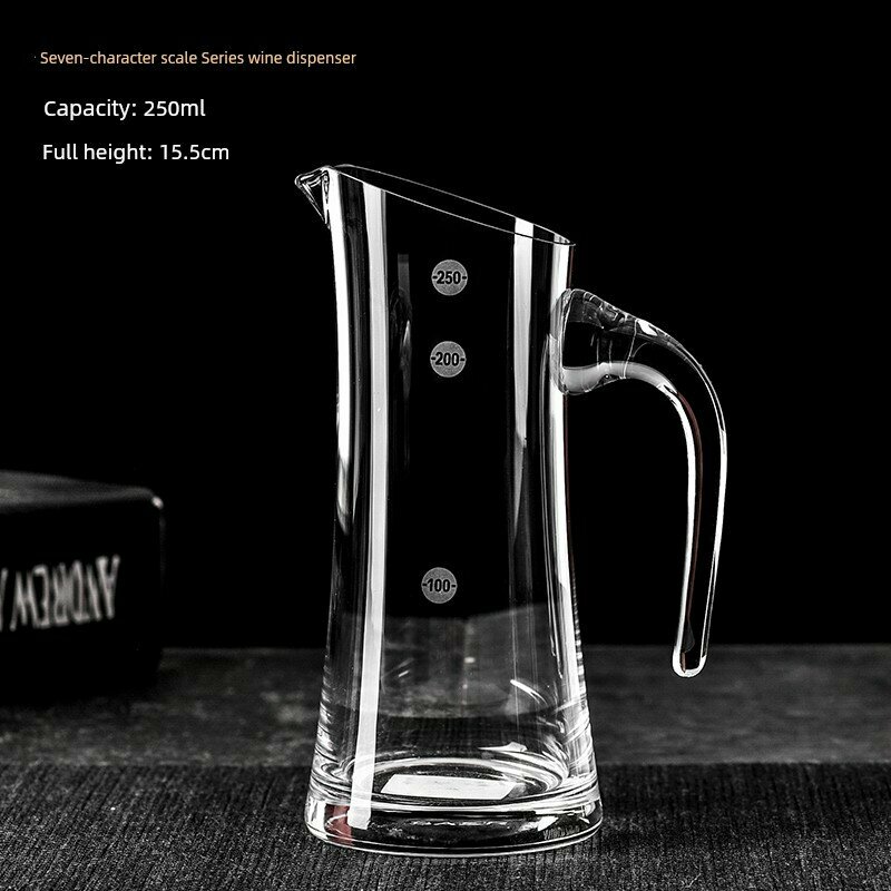 Диспенсер для алкоголя с весами, графин для красного вина для отелей, креативный домашний винный кувшин, хрустальный