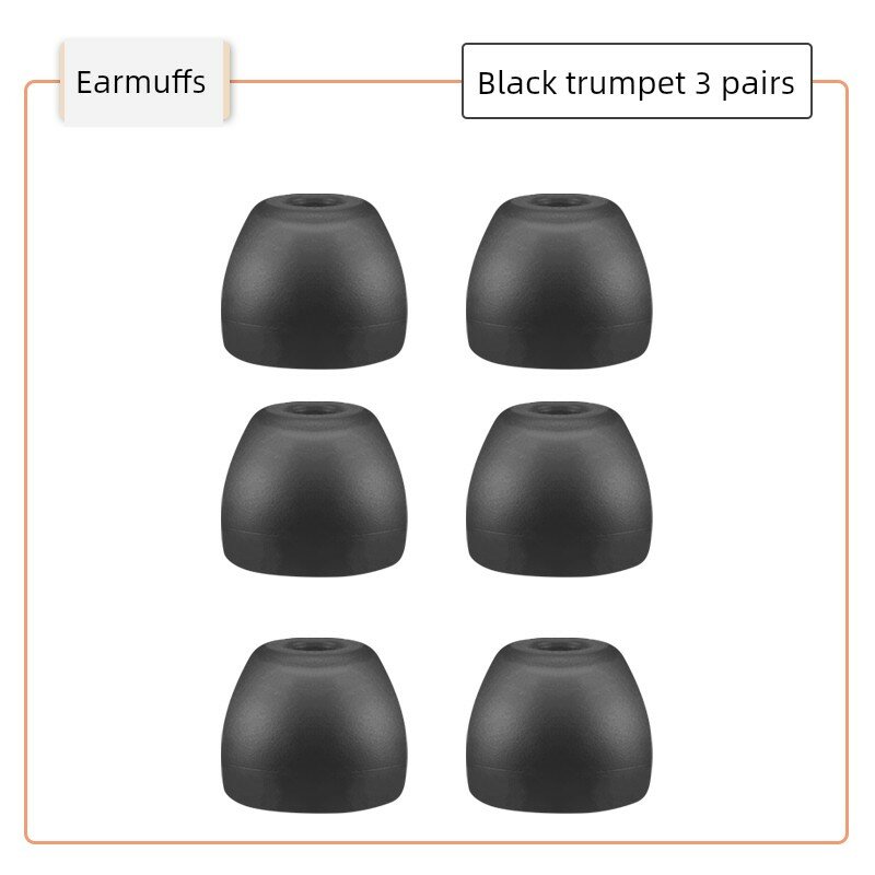 Силиконовые наушники Sony MDR-XB55AP/XB75AP/XB70BT, черные, размер Small, 3 пары