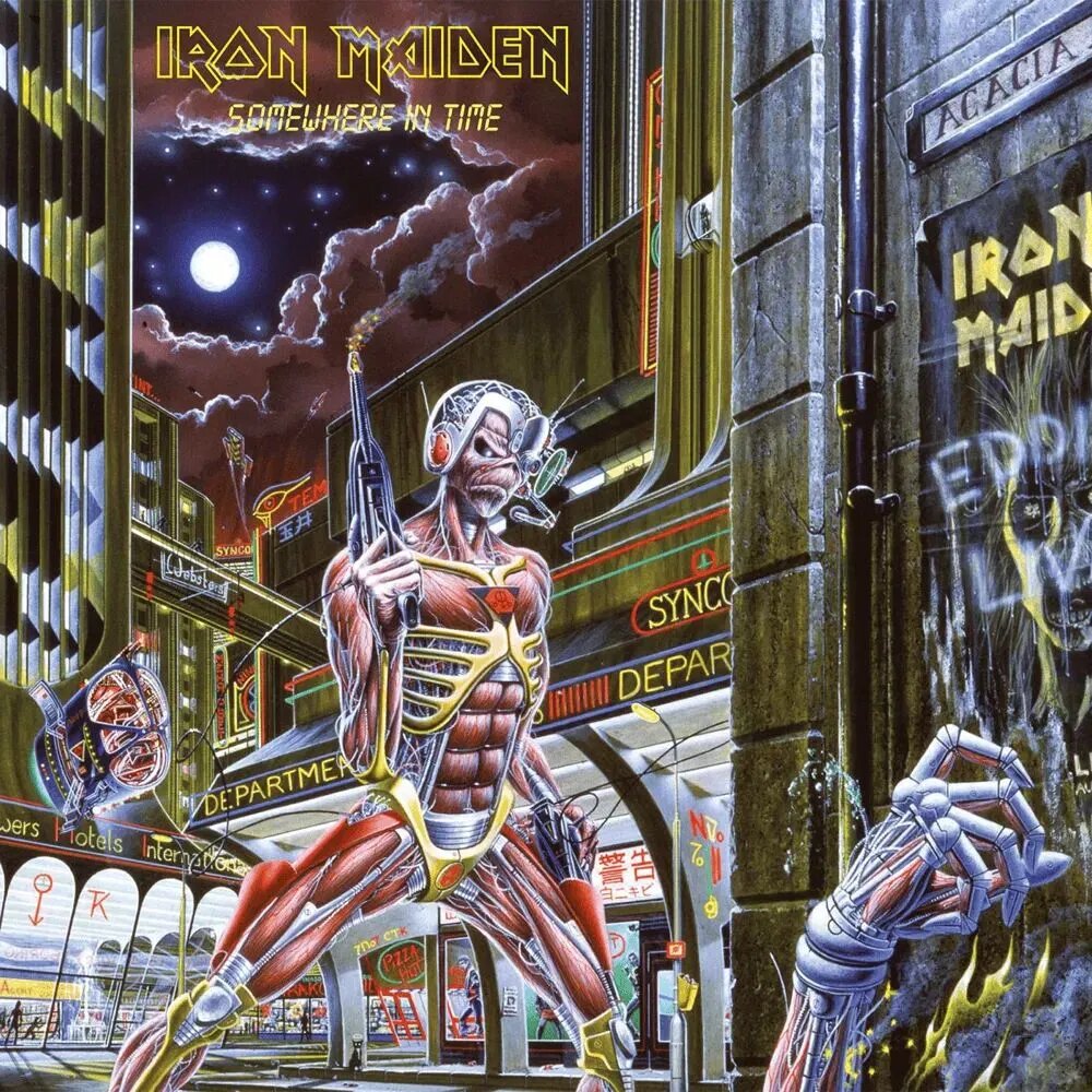 Виниловая пластинка Iron Maiden Somewhere in Time (2024) - Импортное издание, Великобритания, 1 LP