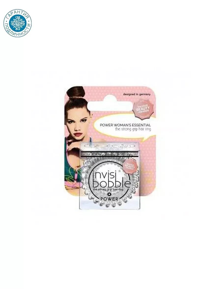 Резинка-браслет для волос Power Crystal Clear с подвесом