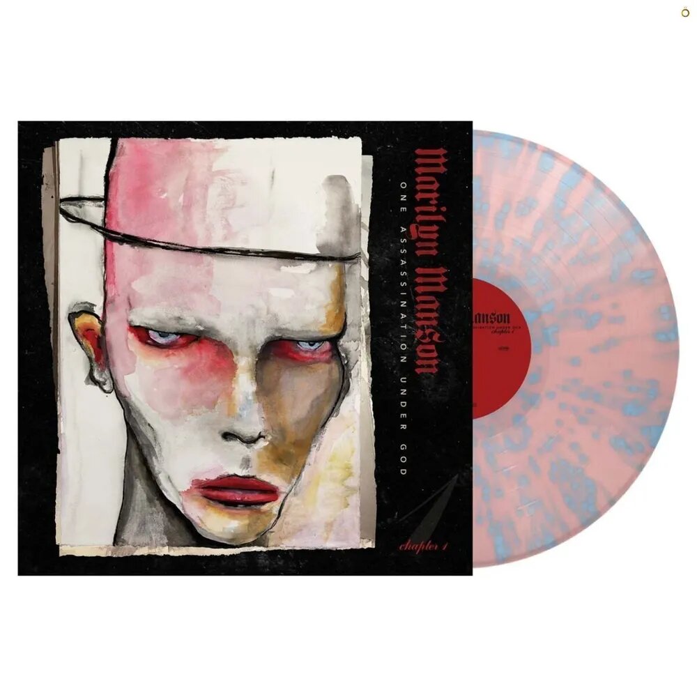 Виниловая пластинка Marilyn Manson - One Assassination Under God (Chapter 1) Pastel Pink With Blue Splatter Vinyl — фото 1
