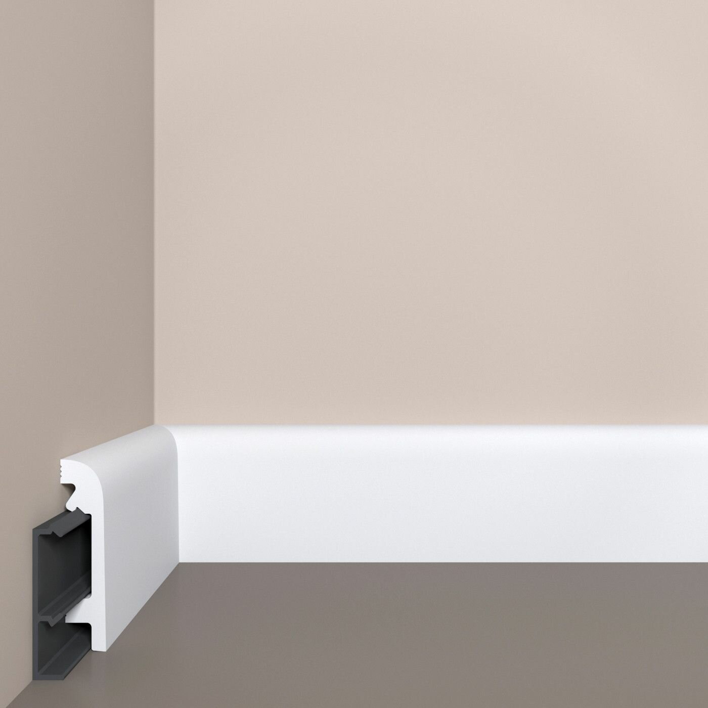 Плинтус XPS Bello Deco П 16 с монтажной планкой (80*19*2000м)