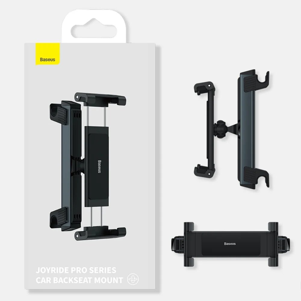 Автомобильное крепление на подголовник Baseus, автомобильное крепление на заднее сиденье, водонепроницаемое, прочное, с вращением на 360 градусов, универсальный планшетный телефон от 4 до 12,9 дюйма