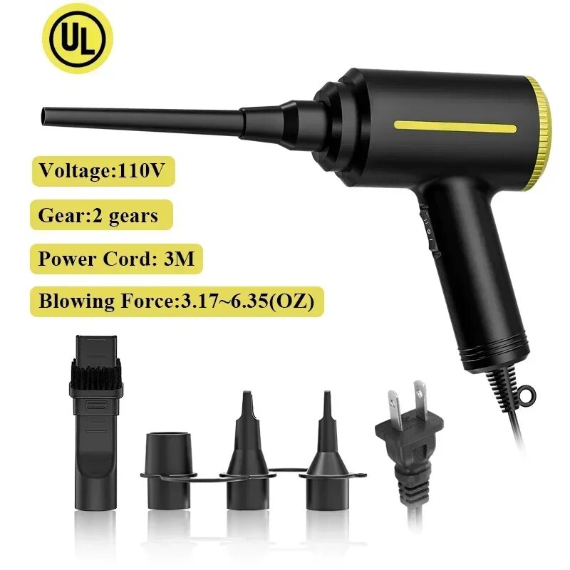 Воздушный пылесос ICANZUO TAD08, 110V, 2 режима, 3м