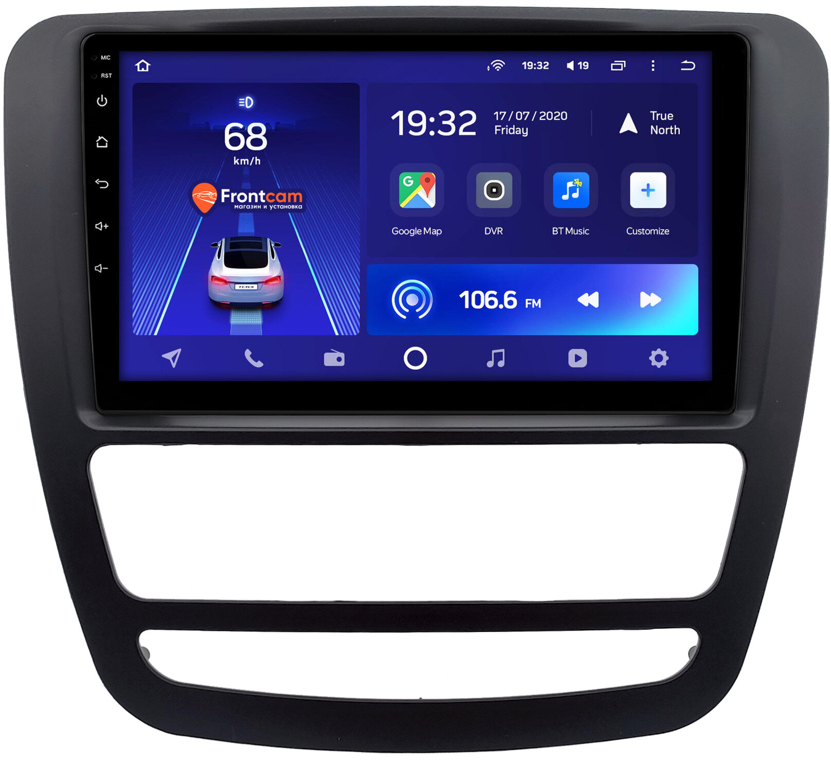 Штатная магнитола JAC T6 2015-2024 (черная) Teyes CC2L PLUS 2/32 9" RM-9-0550 Android 8.1 (DSP, IPS, AHD)