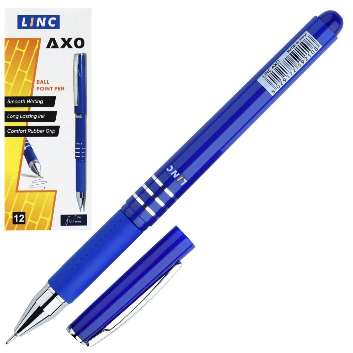 Ручка шарик Link Axo 0,7 мм синий 2592F/blue