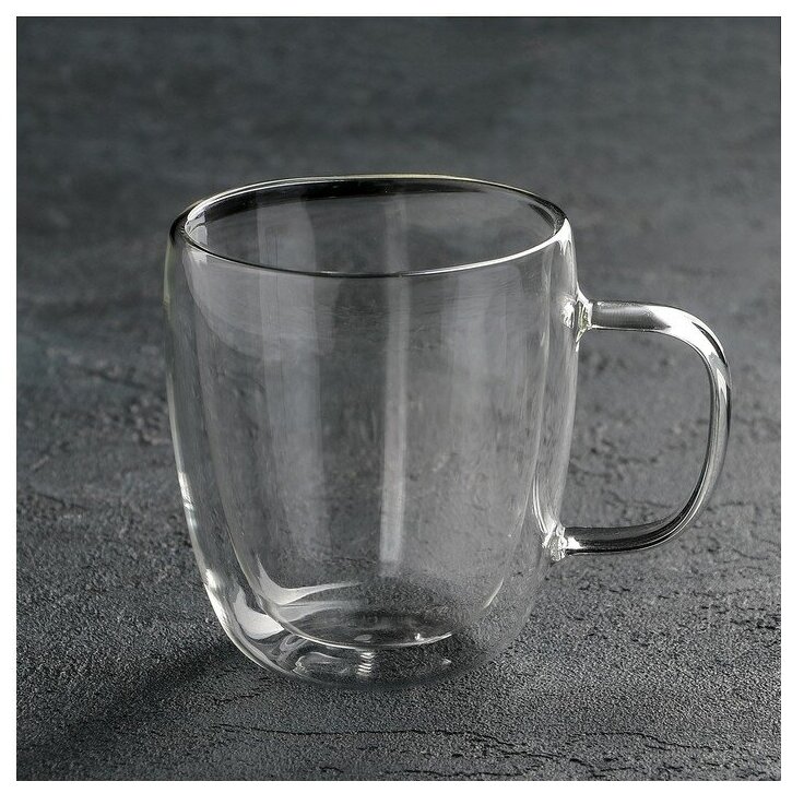 NNB Кружка 400 мл "Дуо", с двойными стенками