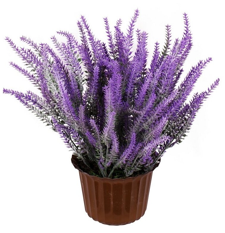 Искусственная лаванда в горшке Л-65-00