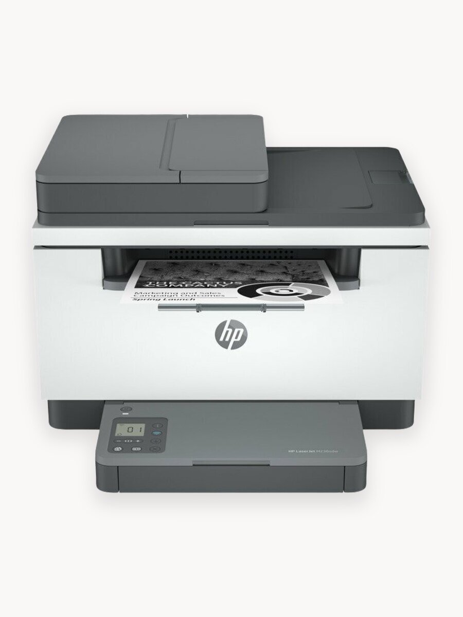 МФУ лазерное HP LaserJet M236sdw ( A4, 600dpi, 29ppm, 64Mb, ADF40, Duplex, Lan, USB, WiFi)