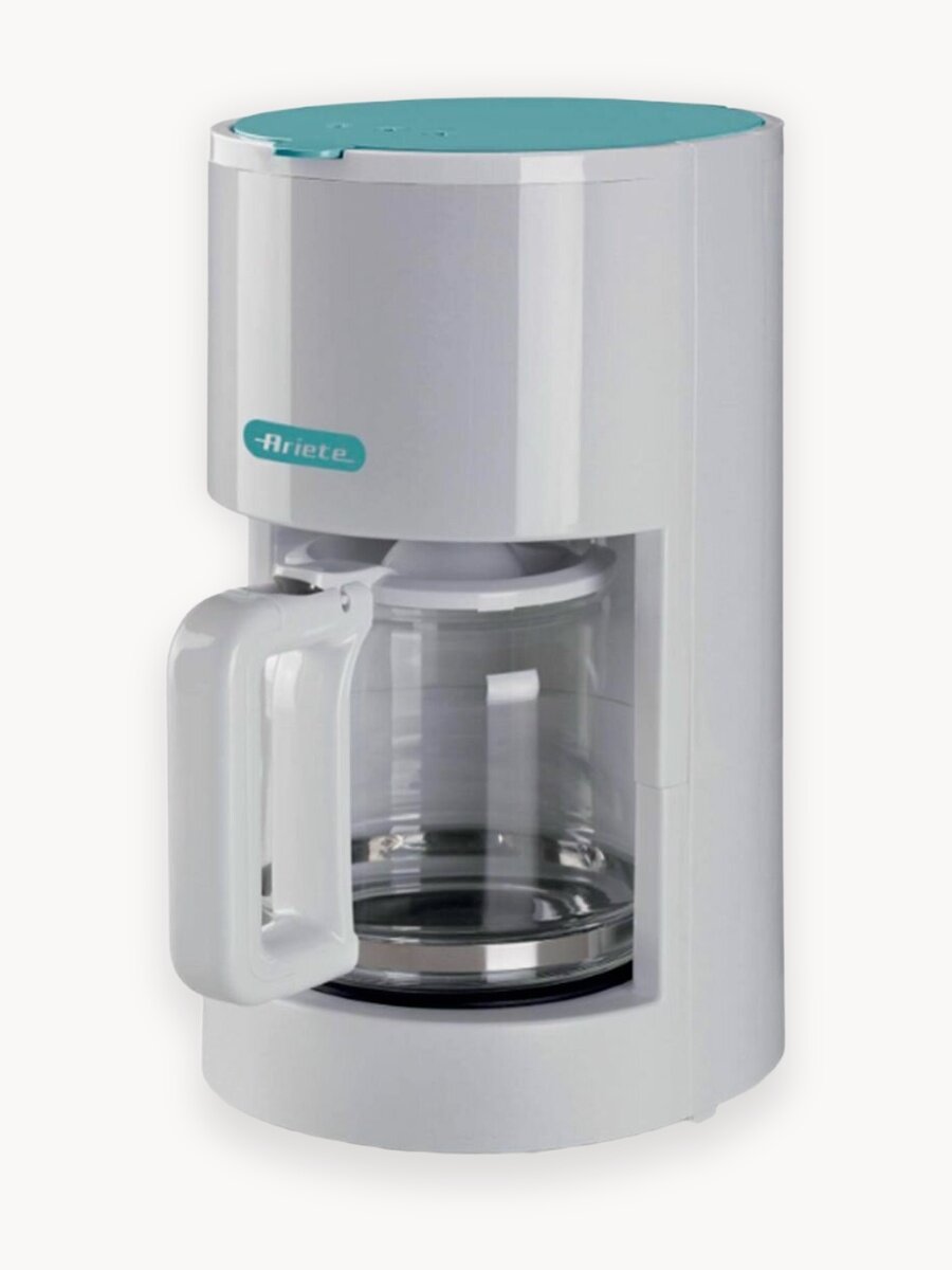 Кофеварка капельная Ariete Drip Coffee, до 12 чашек, противокапельная система, белый