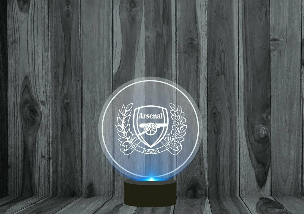 3D светильник, ночник Арсенал, Arsenal №3