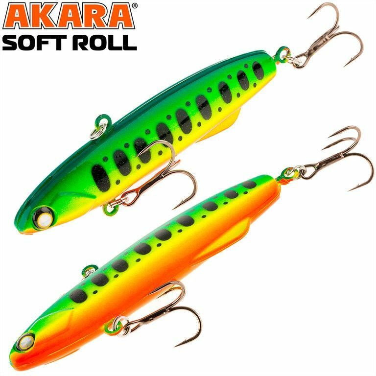 Воблер Akara раттлин (Vib) Soft Roll SR70-A140