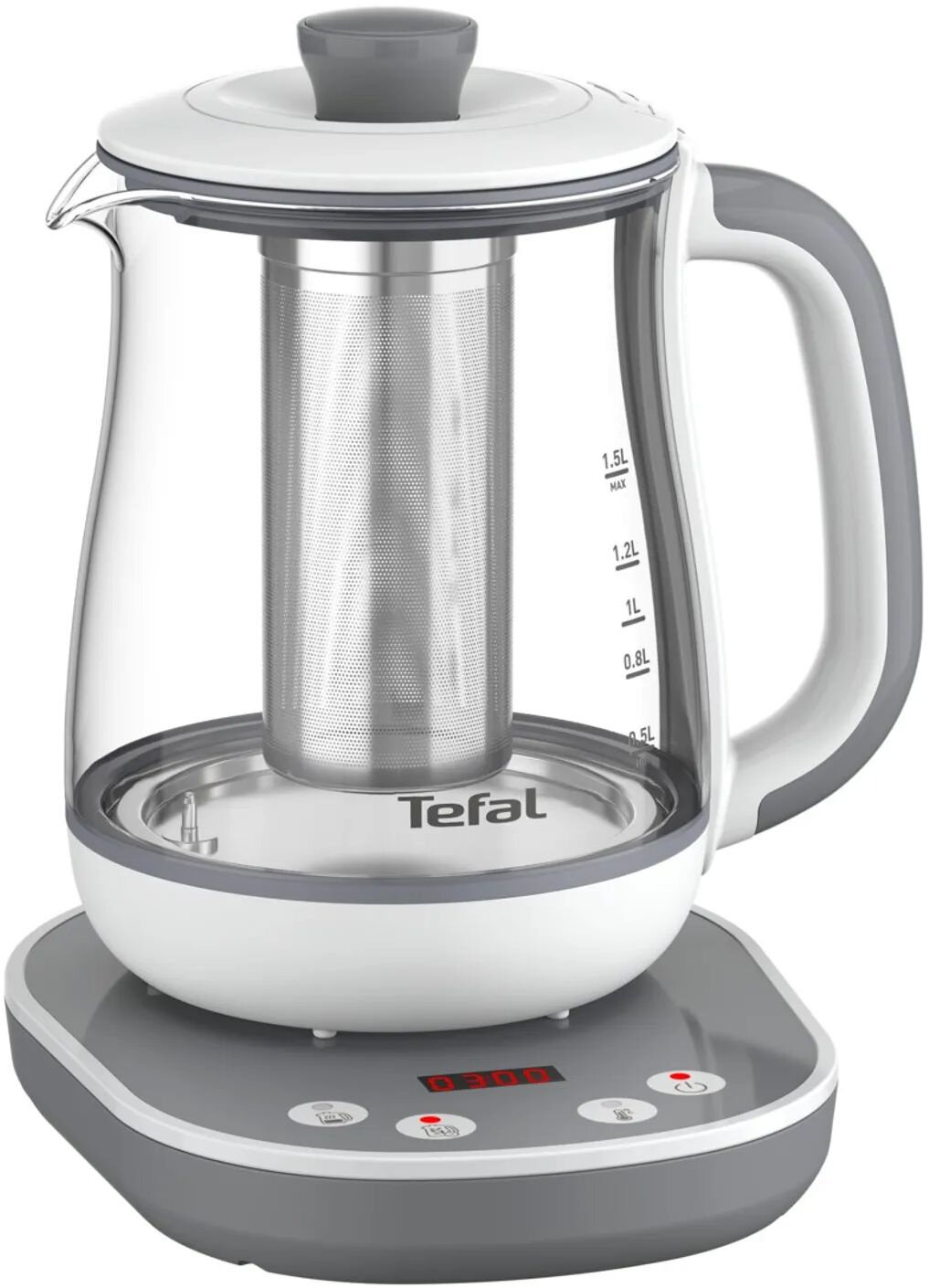 Чайник электрический Tefal BJ551B10 белый, стекло/пластик (7211004581)