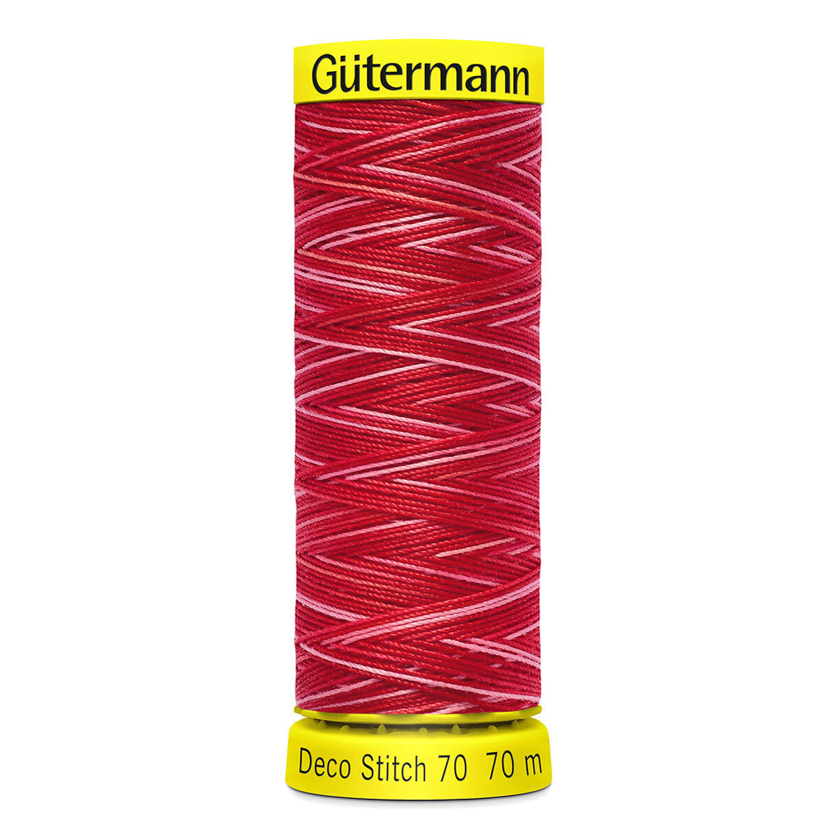 Нитки швейные мультиколор Deco Stitch 70/70 м, 5 шт, для декоративных швов, Gutermann (9984)