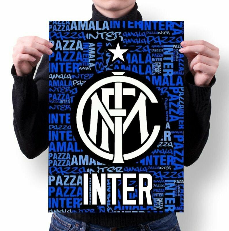 Плакат А1 принт Интер, Inter - 0005