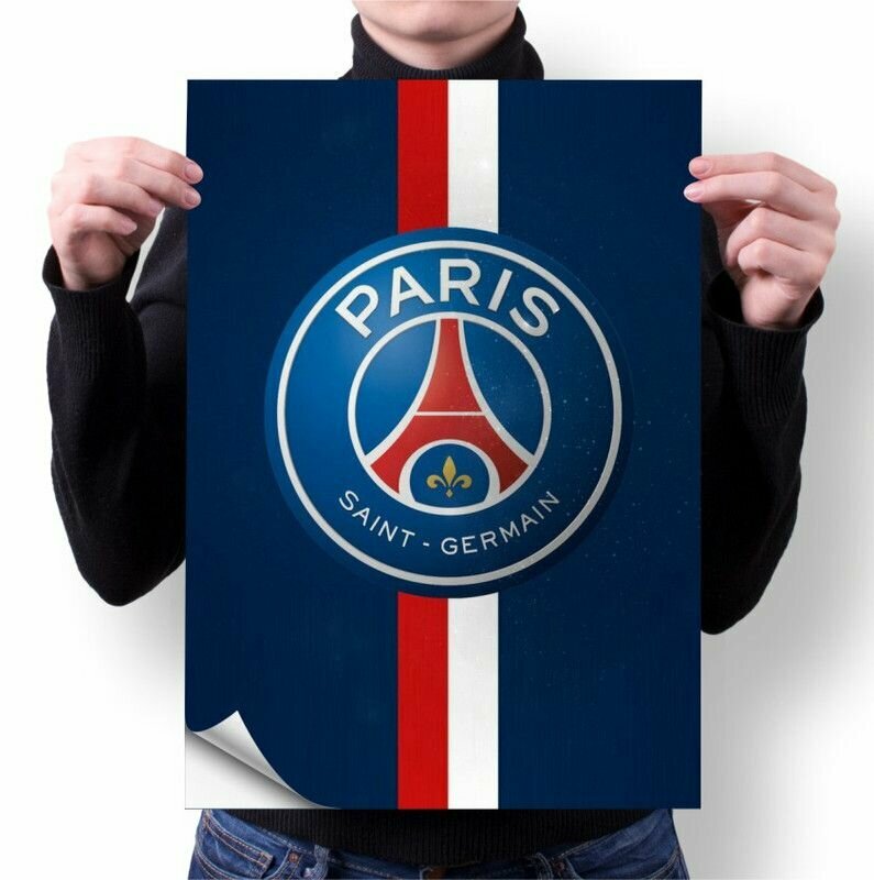 Плакат А3 принт ФК ПСЖ, Paris Saint-Germain - 0005