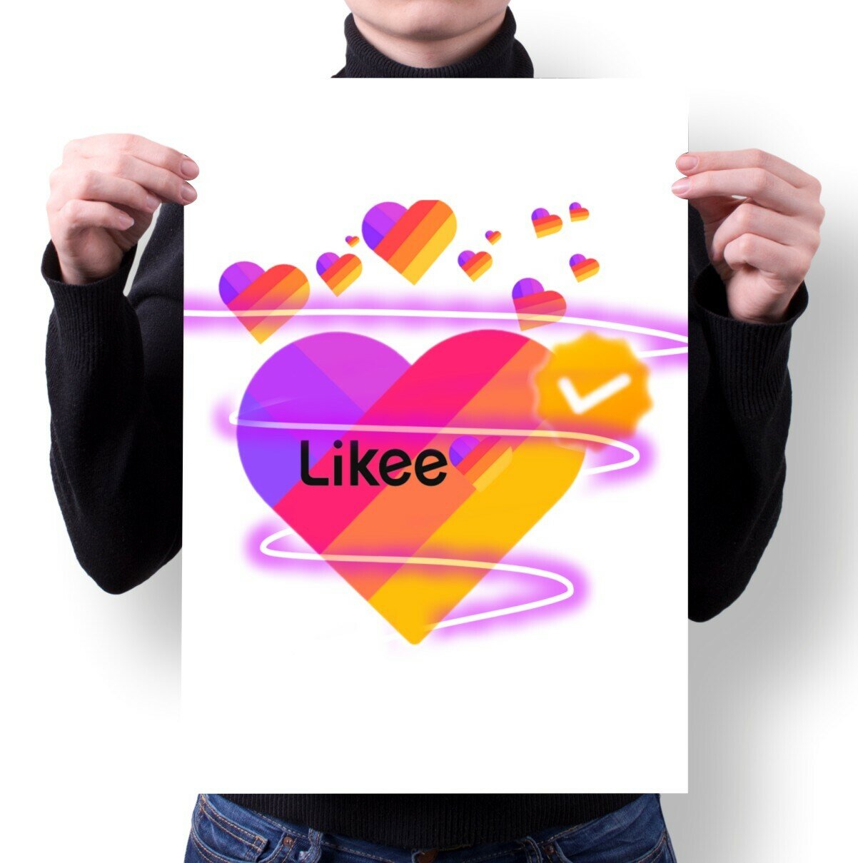 Плакат А3 Принт "Лайки, Likee" - 18