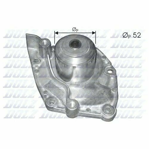 Водяной насос Dolz R229 для Nissan Primera; Renault GRAND SCENIC II JM01 II, Laguna II, Megane II,
