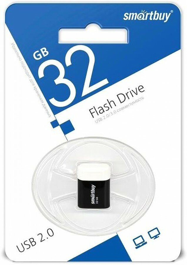 Флешка Smart Buy USB 32GB LARA Black