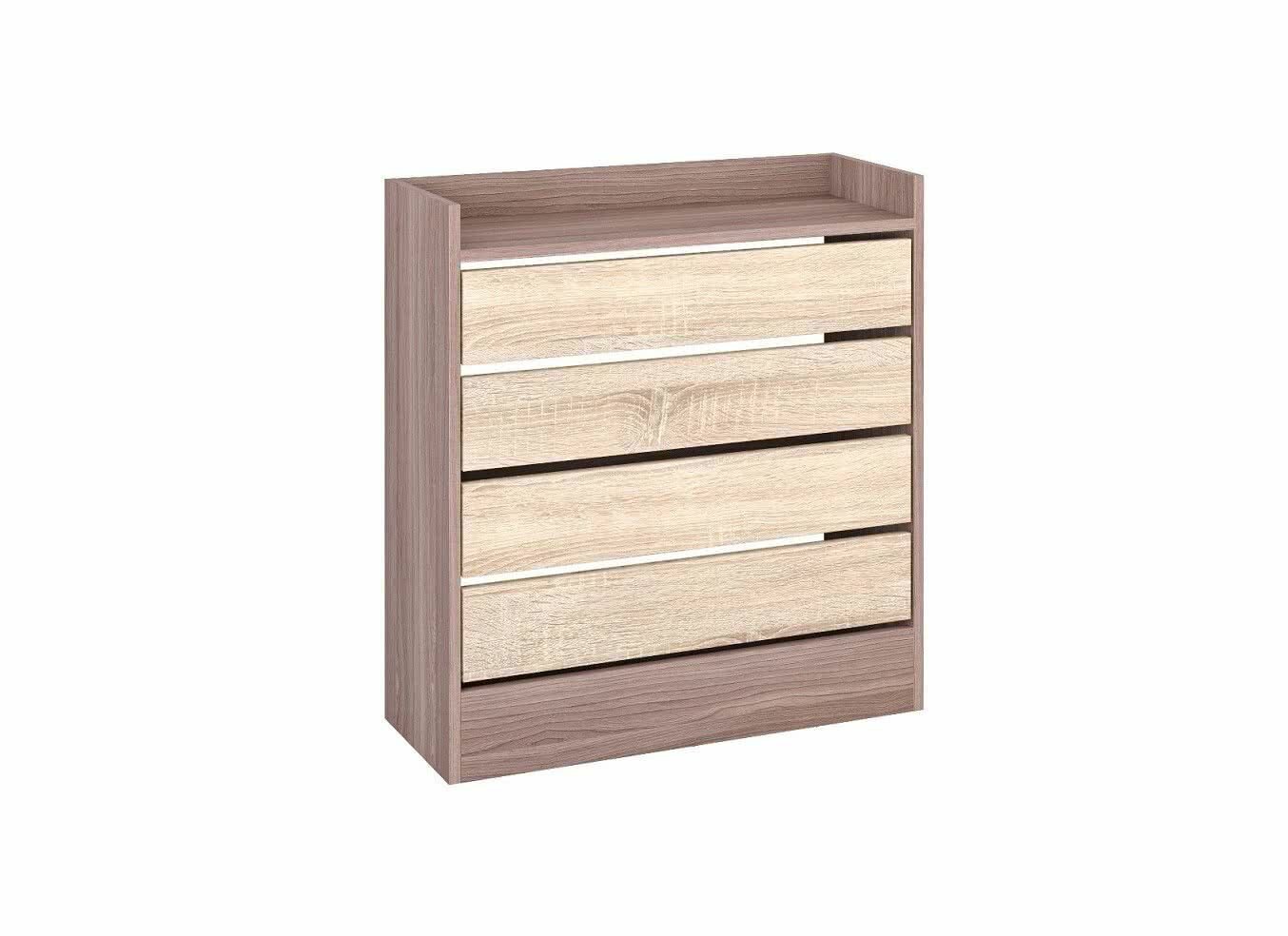 Обувница Ямайка ЯПТ-3, Ясень Шимо/Дуб Сонома, ЛДСП, для прихожей, 755х700х270, тэкс