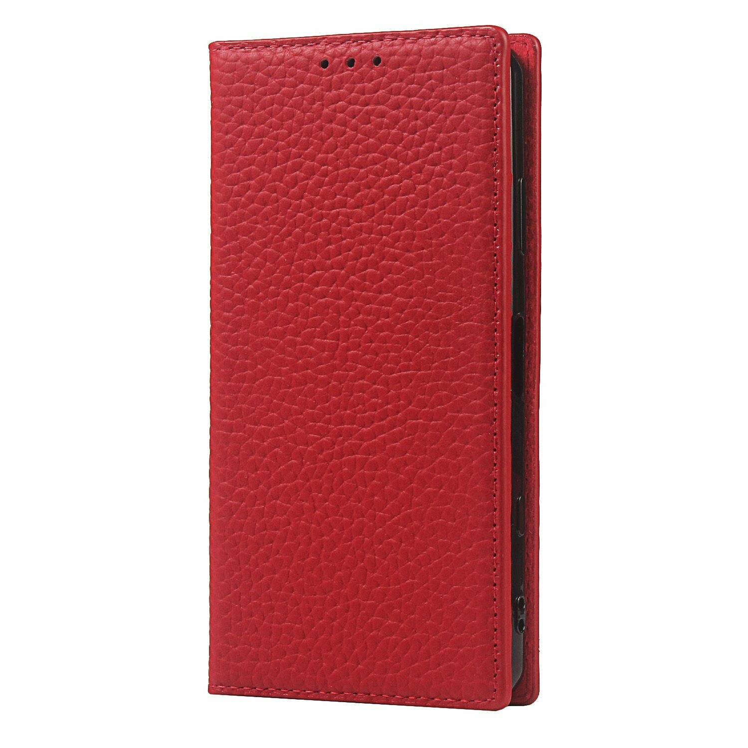 Чехол для Sony Xperia ACE II кожаная книжка красный — надёжная защита смартфона