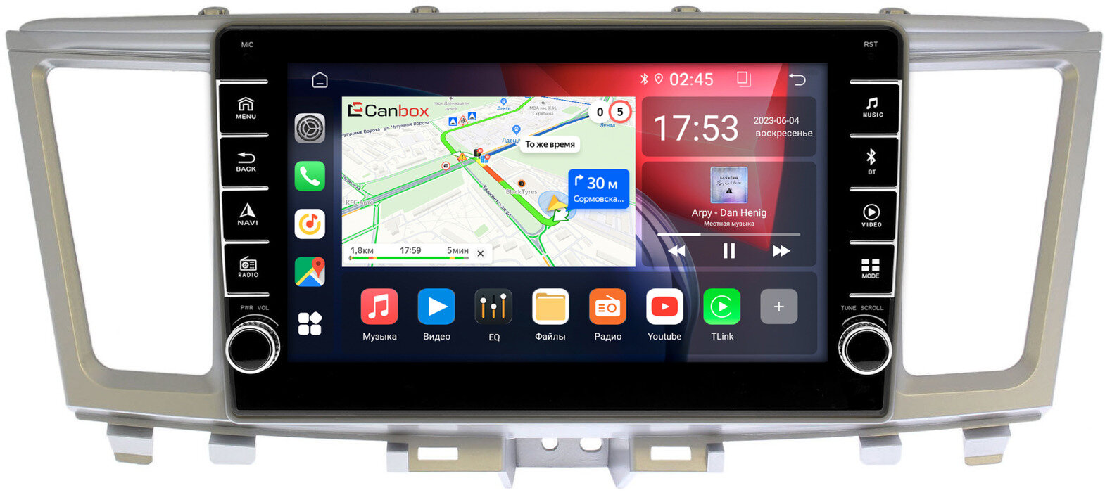 Штатная магнитола Canbox BGT9-002 для Infiniti QX60, JX35 2012-2016 2/32 Android 10 (IPS, DSP, CarPlay)