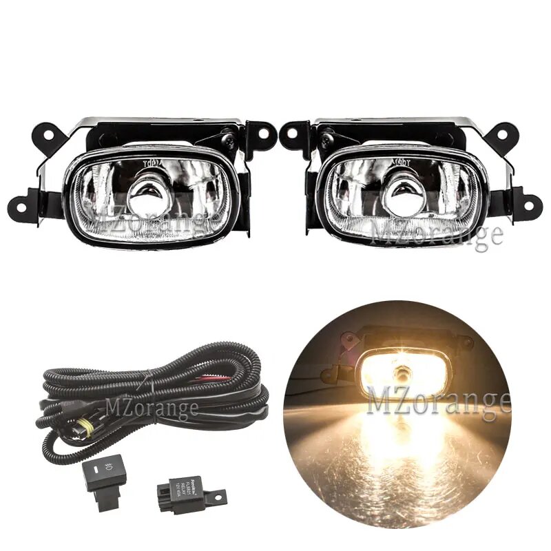 Светодиодные противотуманные фары для Mitsubishi Outlander 2003 2004 2005-2007 годов выпуска, галогенные передние противотуманные фары, аксессуары для автомобиля.