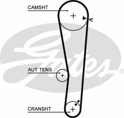 Ремень Грм Hyundai Accent/Getz 1.3-1.5L < 2005 110З. (GATES 5568XS)