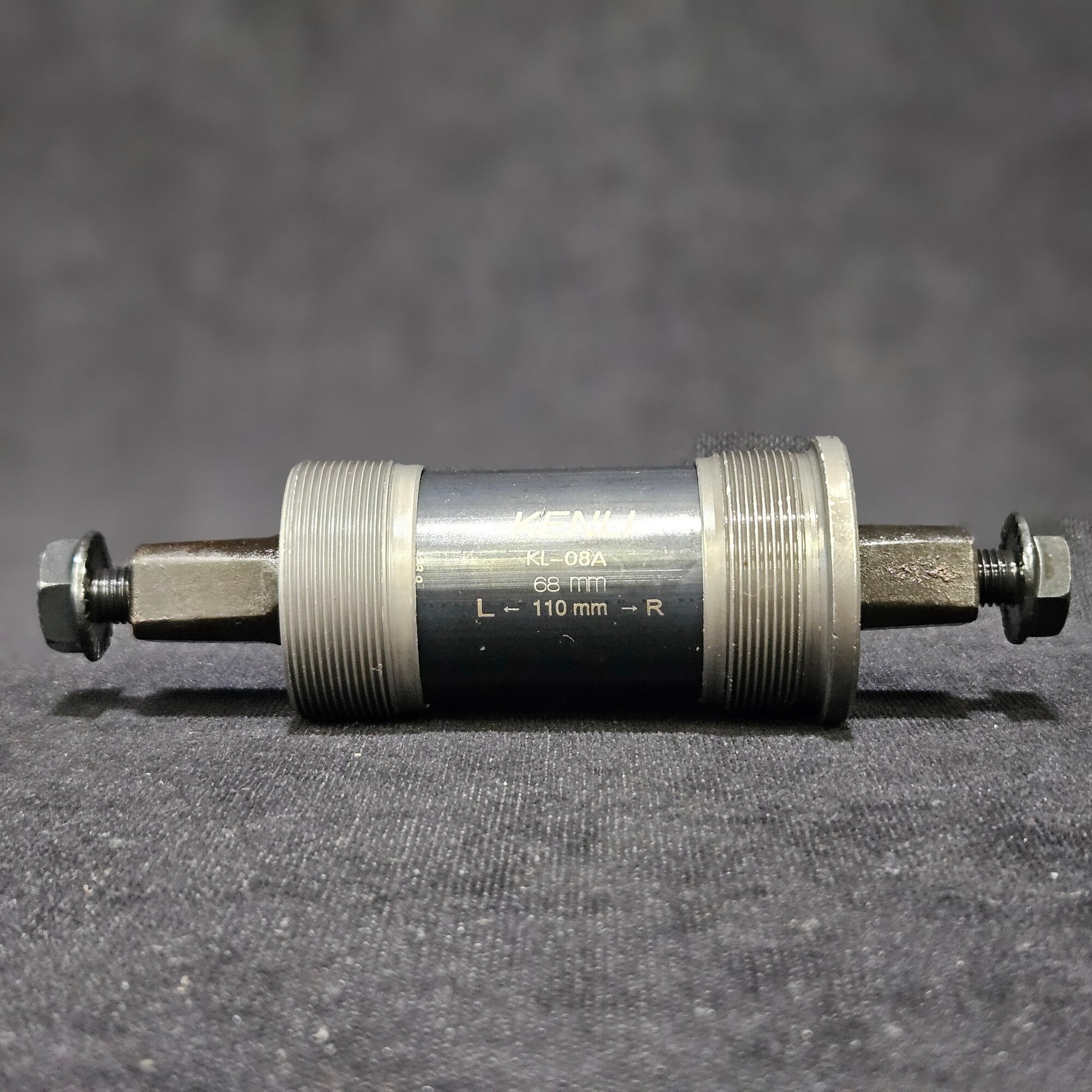 Каретка Kenli KL-08A, "квадрат", 68/110 мм, чашки - стальной сплав