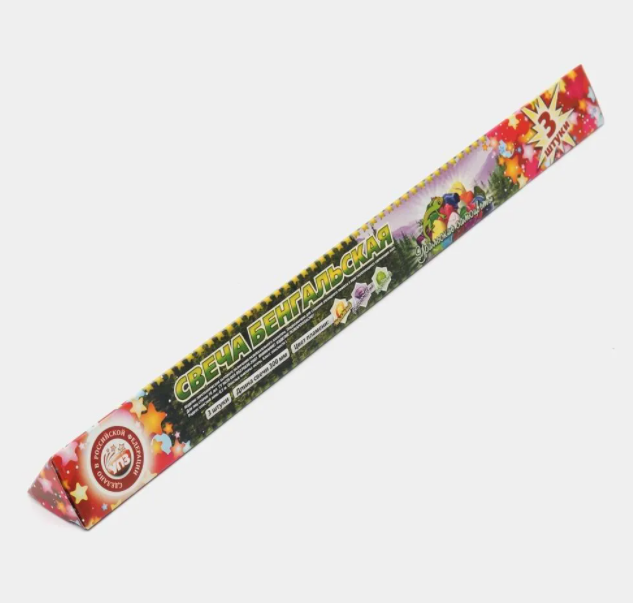 Бенгальские огни Уральский пиротехнический завод "Уральские Самоцветы" 300 мм 10 упаковок по 3 штуки