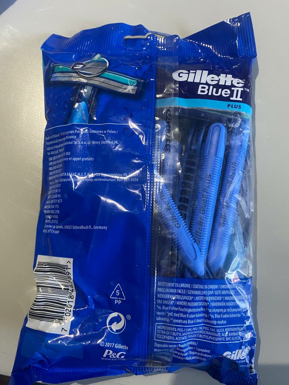 Бритвы Gillette Blue II Plus — фото 1