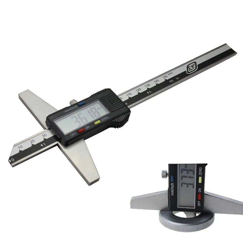 Электрический цифровой глубиномер ET MEASURE 0-150 мм