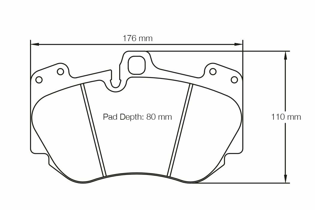 PAGID Колодки тормозные Audi / Lamborghini передние, состав RSС1